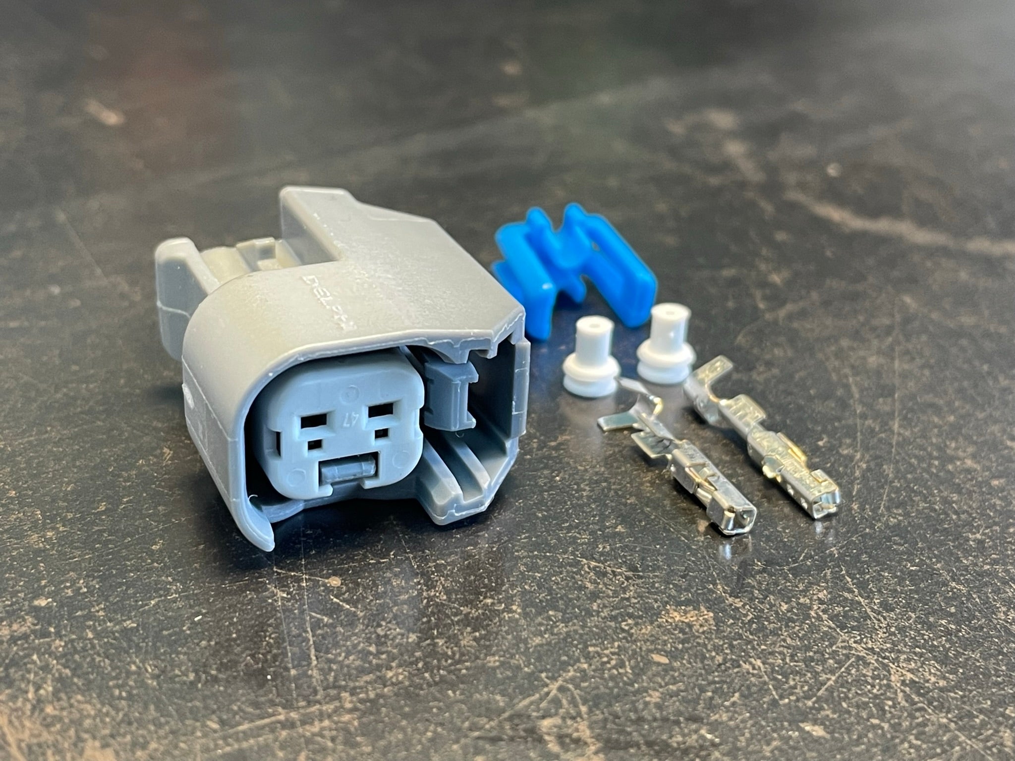 USCAR/EV6 Injector Connector (grey) - Roo Racing