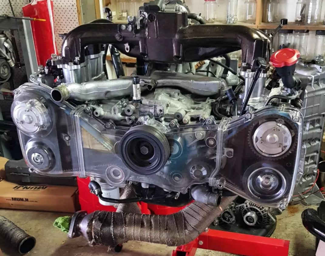 Dual AVCS Clear Timing Belt Case Subaru WRX, STI, Legacy, Forester ...